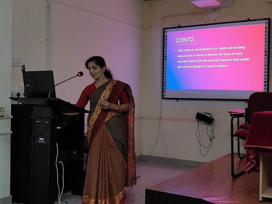Dr Hemalatha Delivers Guest Lecture On Ai Aimit